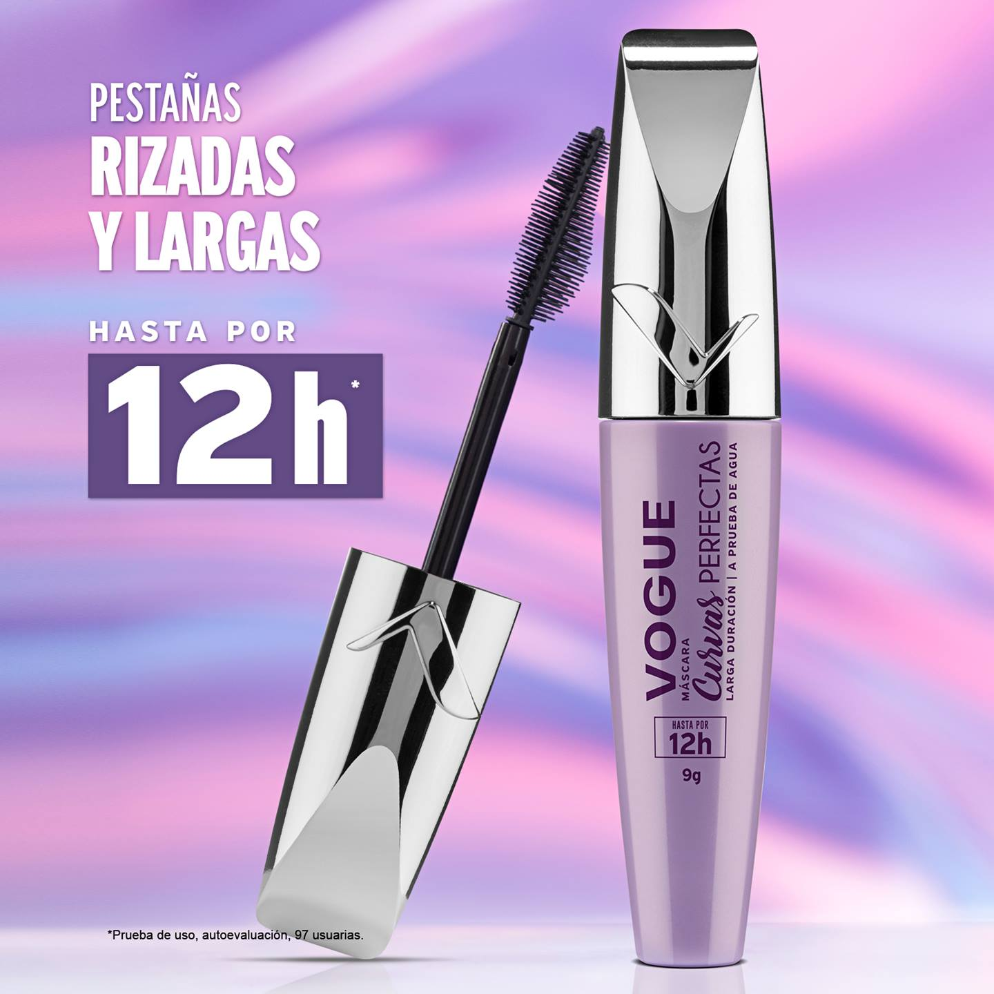 Mascara Pestañas Curvas Perfectas A Prueba De Agua Vogue X9 GR Vogue ...